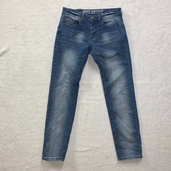 Vintage Genes Black | Jeans | Vintage Genes Black Jeans Mens 3x30 Slim ...